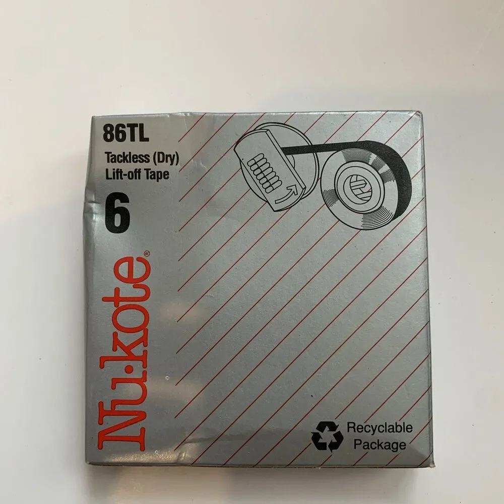 Nukote | Other | Nukote 86tl Tackless Dry Lift Off Correction Tapes ...